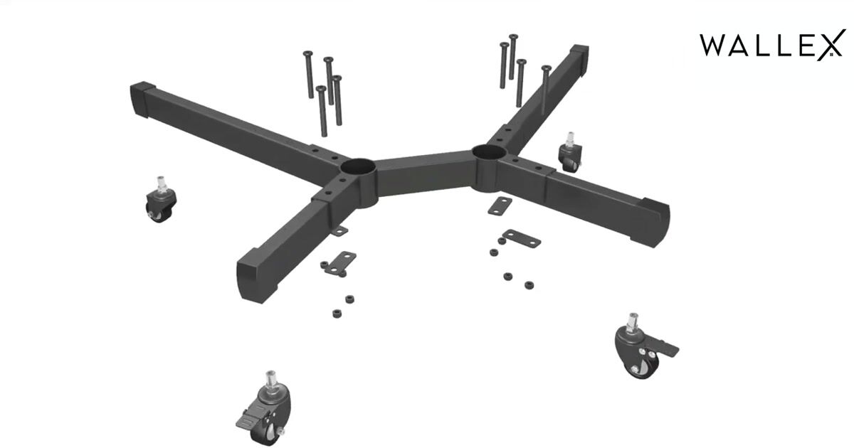 Wallex ProStand® 70 - Βάση Τηλεόρασης Δαπέδου - Οδηγίες Συναρμολόγησης (Video) | Skroutz.gr