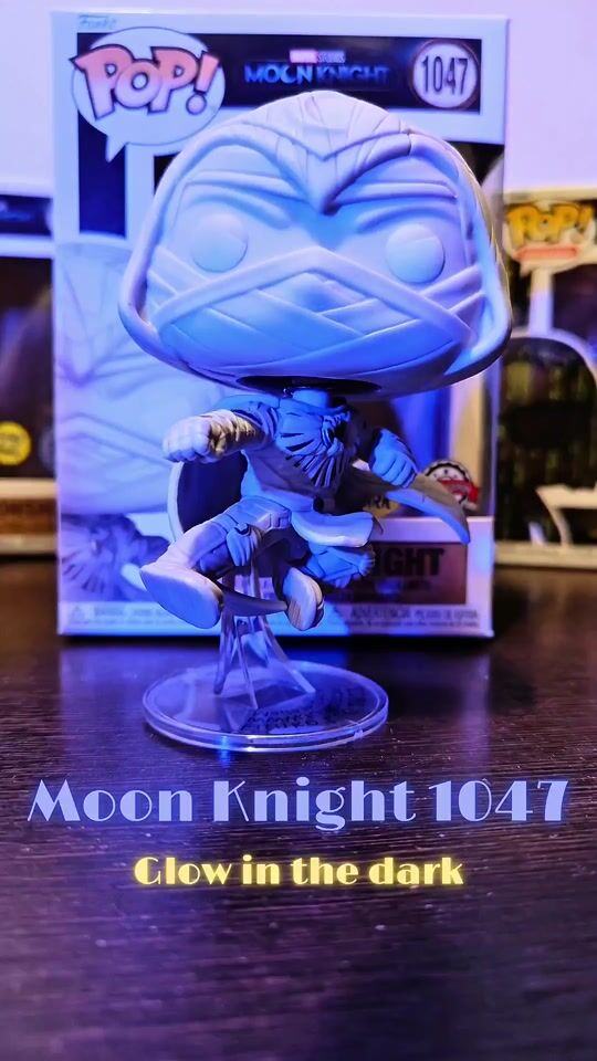 Funko pop | Moon knight 1047 Glow in the dark (Video) | Skroutz.gr