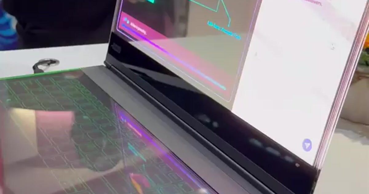 Lenovo ThinkBook Transparent Display: To laptop με τη διάφανη οθόνη ...