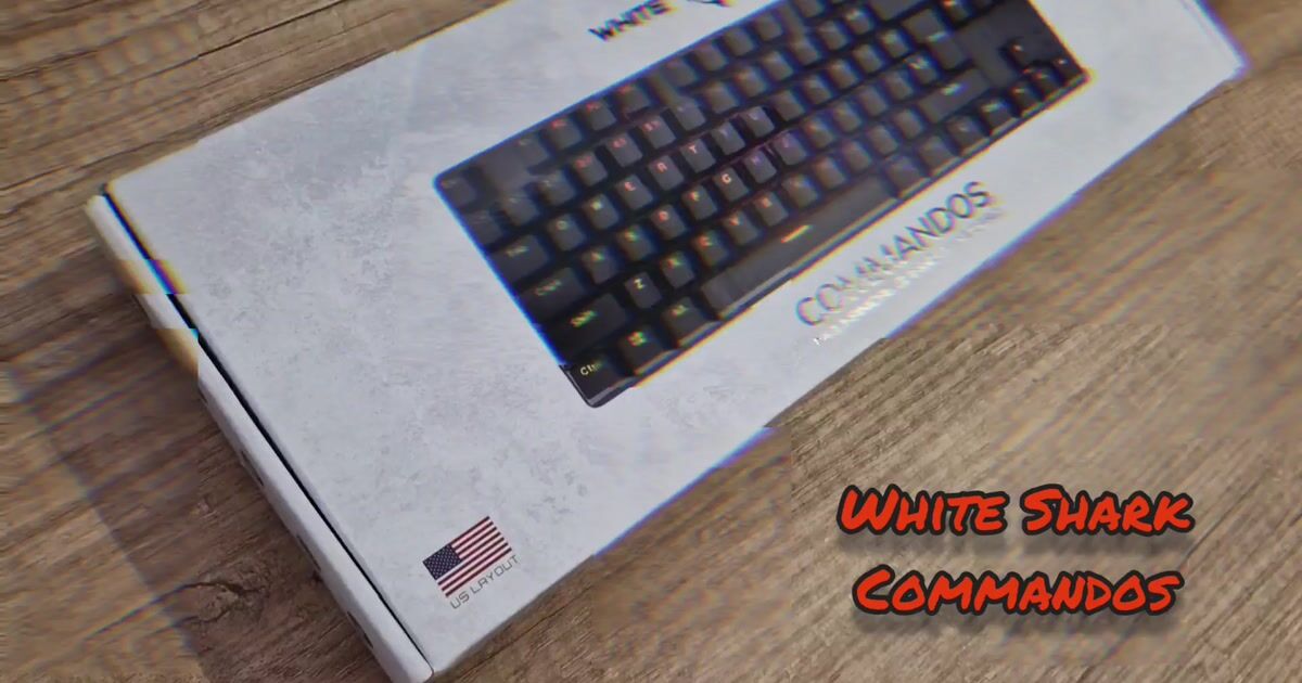 White Shark Commandos Mechanical Gaming Keyboard (Video) | Skroutz.gr